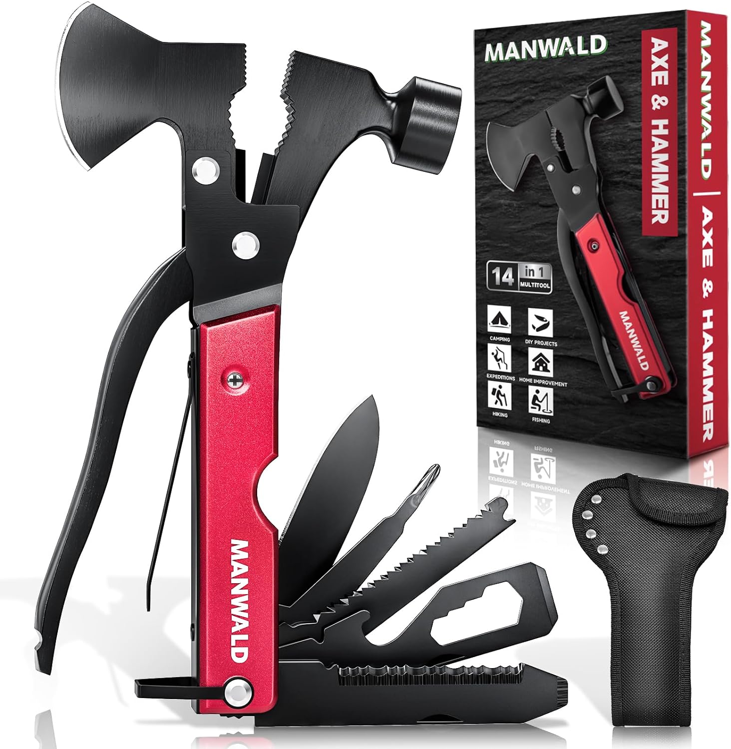 15-in-1 Portable Multitool Axe Hammer – DreamSurvival